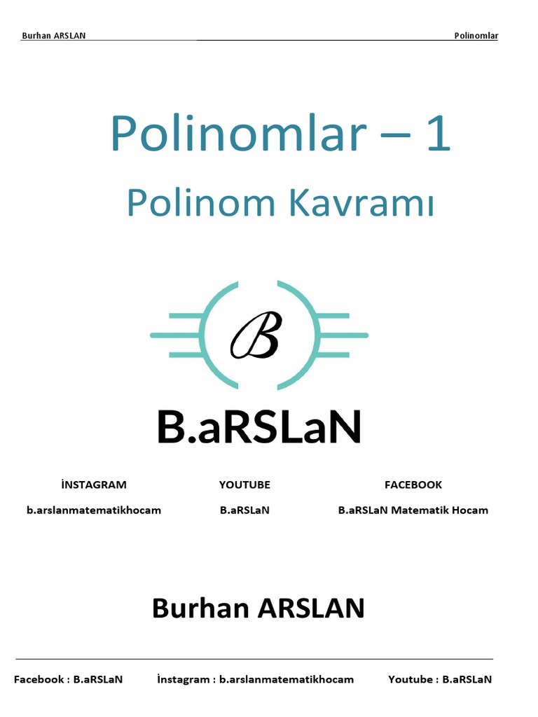 Polinomlar | PDF