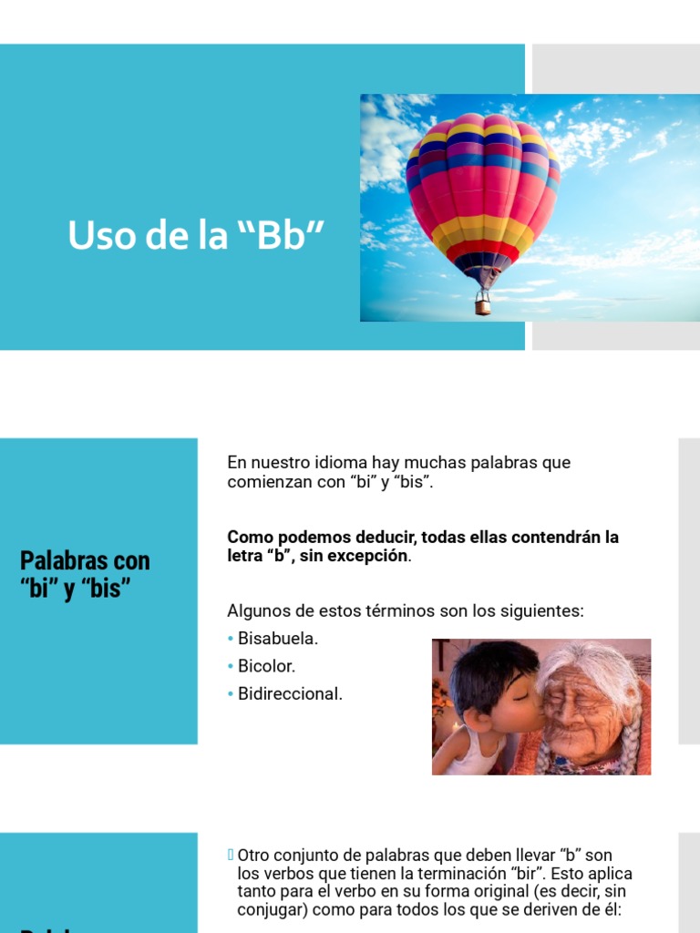 Uso de La "BB" | PDF | Verbo | Palabra