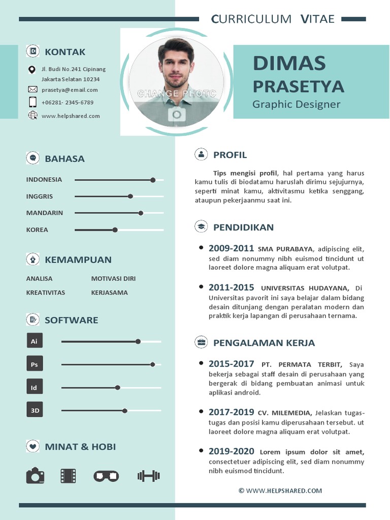 Contoh CV - 24 | PDF