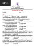 Esp 10 4TH Quarter Exam | PDF