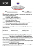 Summative Test Esp 10 Quarter 2 | PDF