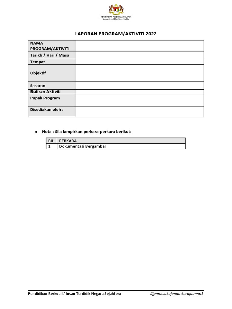 Format Laporan | PDF