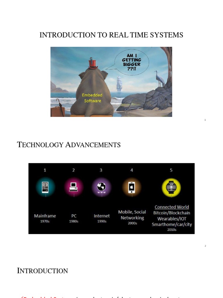 CH 1 - Intro To RTS | PDF | Real Time Computing | Fault Tolerance
