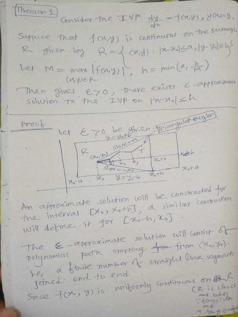 Peano Theorem PDF | PDF