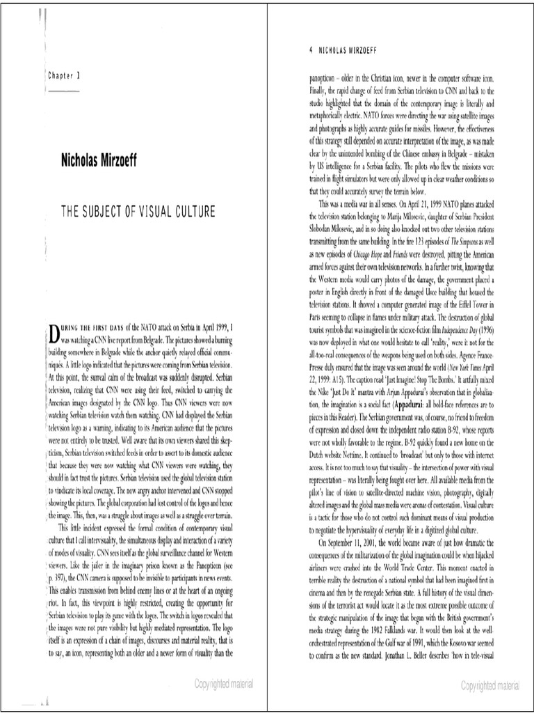 Mirzoeff Introduction The - Visual - Culture - Reader | PDF