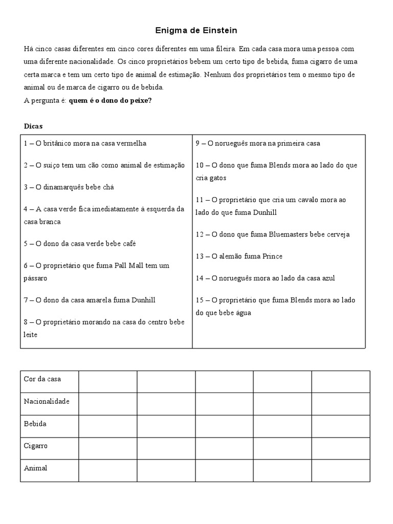 Enigma de Einstein | PDF