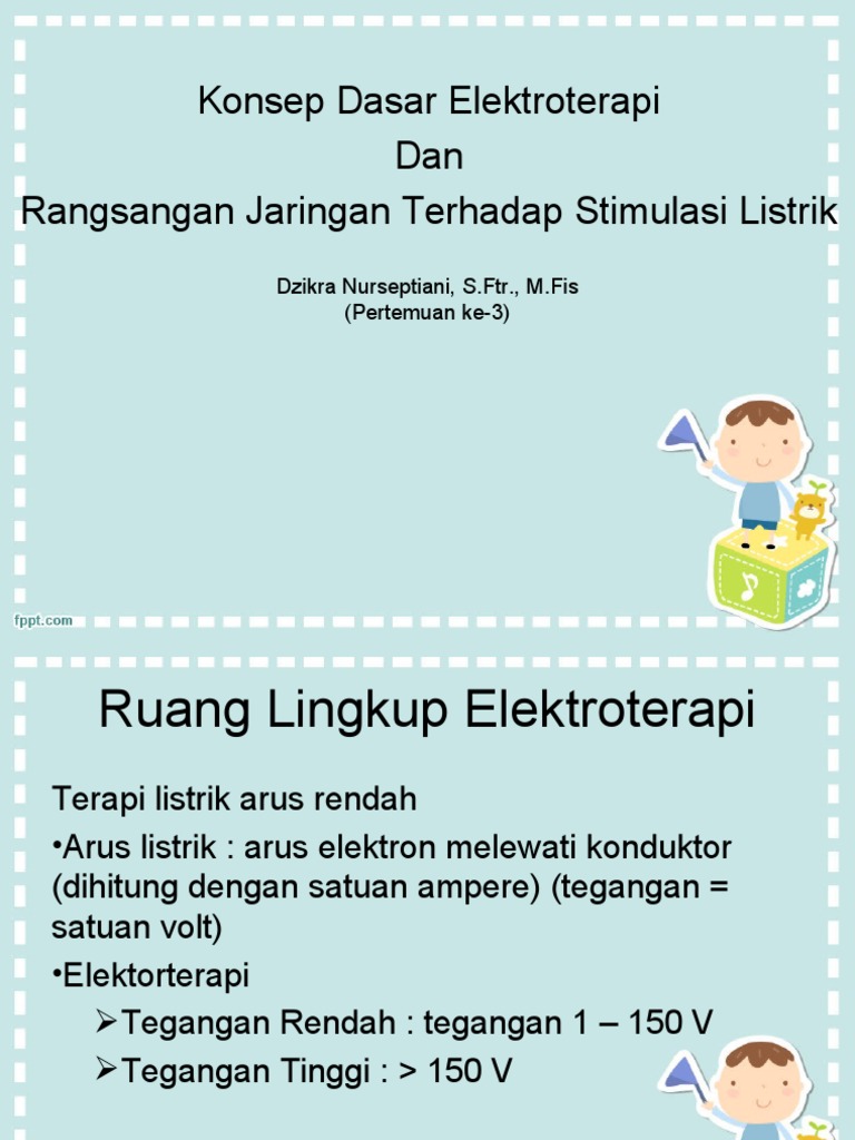 Konsep Dasar Gelombang Elektroterapi | PDF