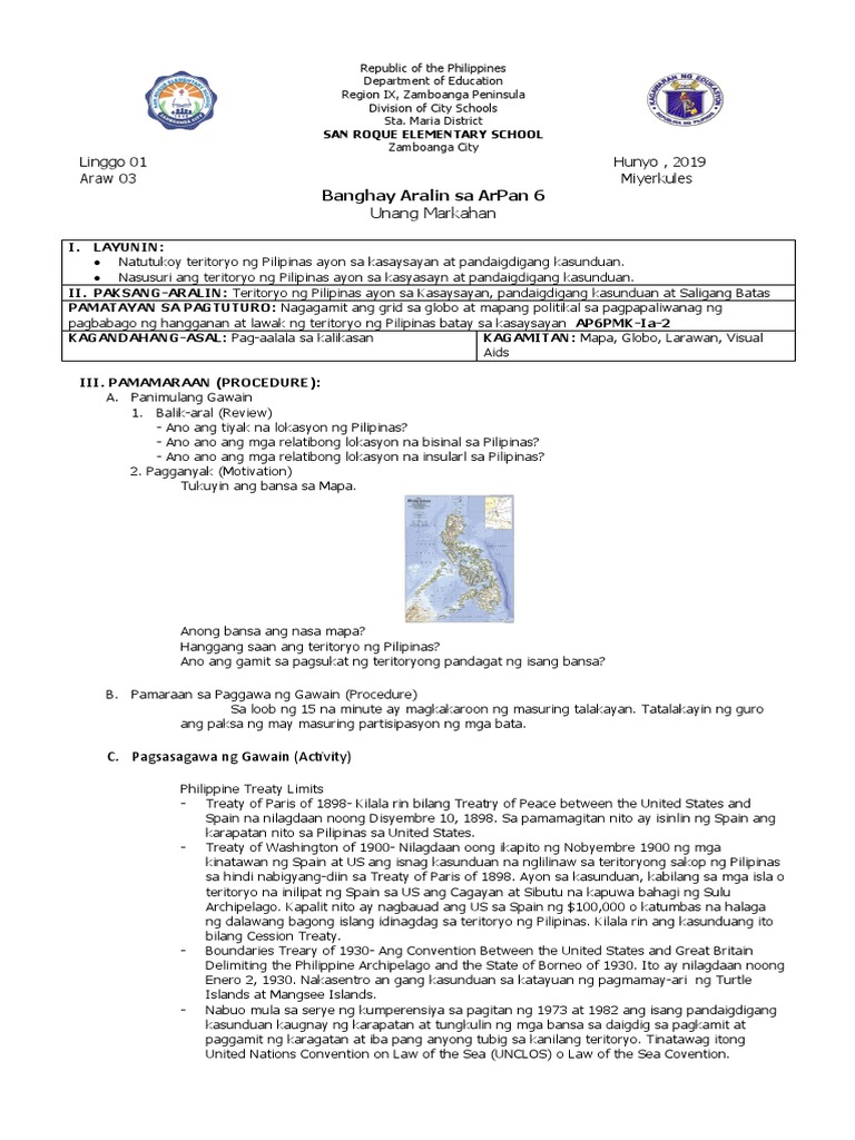 Araling Panlipunan 6 Week 1 Day 3 | PDF