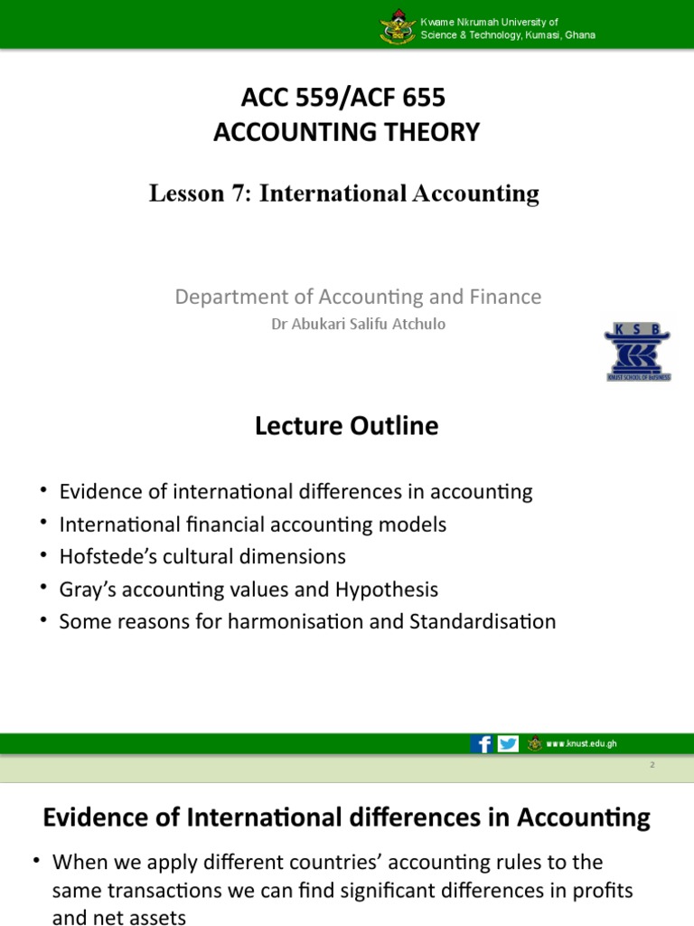 Lesson 7 International Accounting | PDF | International Financial ...