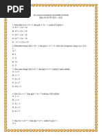 Soal Matematika Tingkat Lanjut Kelas Xi | PDF
