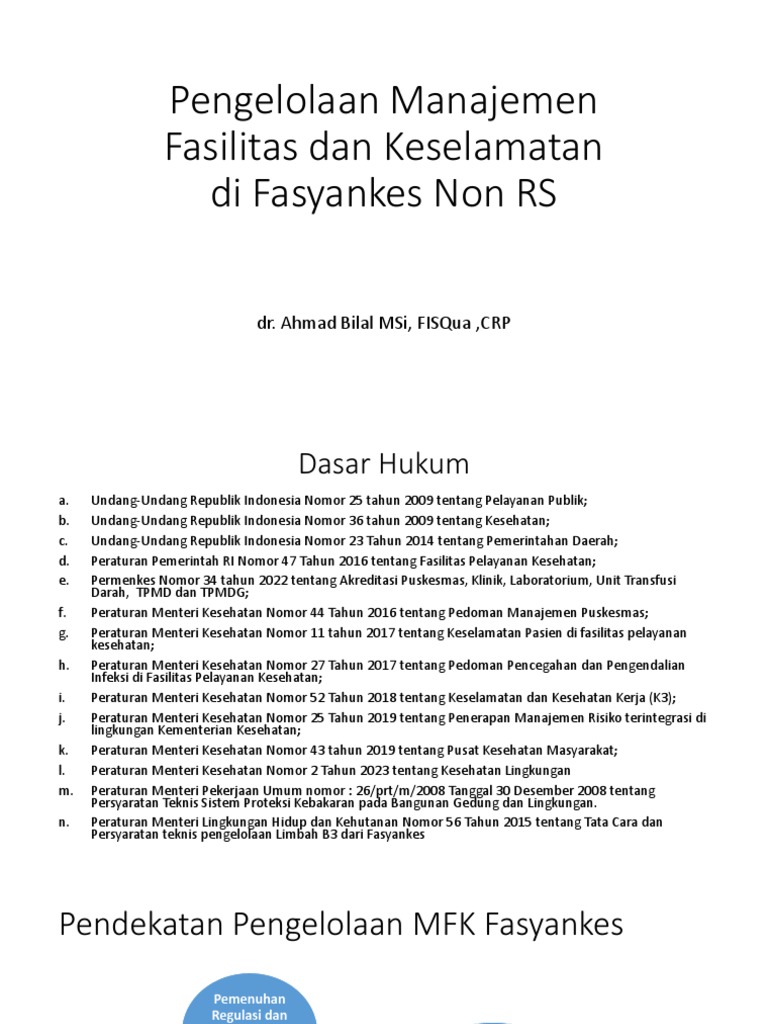 Pengelolaan MFK Di Fasyankes Primer | PDF