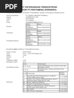 Surat Pemberitahuan Go Live SCM Online (EPN Domain Elnusa) | PDF | Bisnis