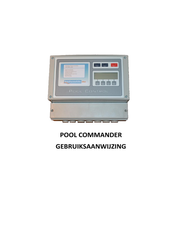 Gebruiksaanwijzing PoolCommander V1 3 PDF | PDF