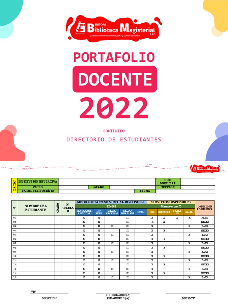 Iv - Ii. Directorio Actualizado de Estudiantes | PDF | Informática