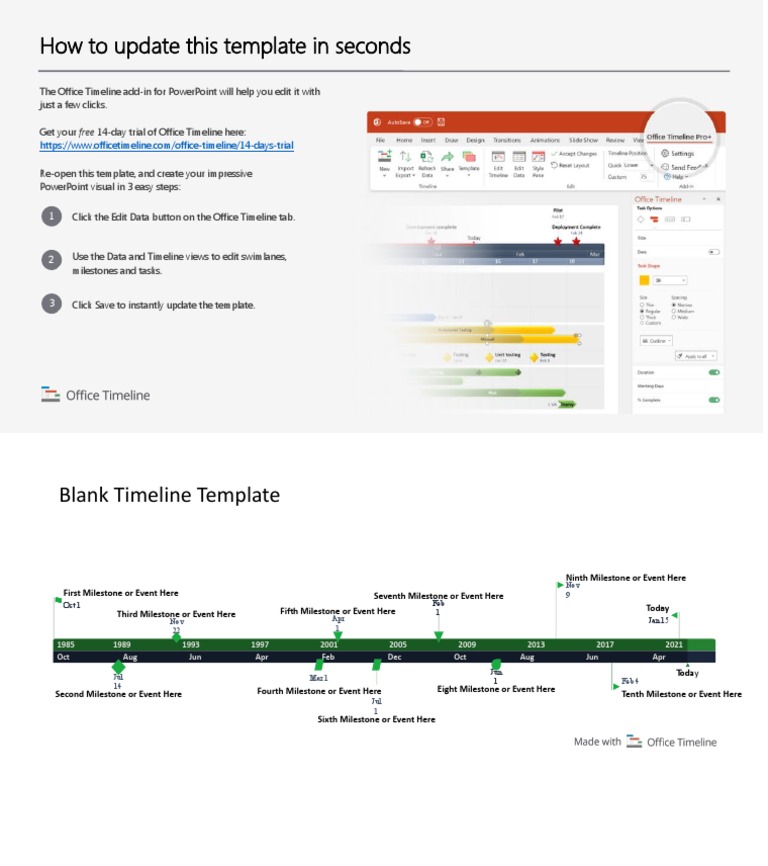 Blank Timeline Template - Ws | PDF