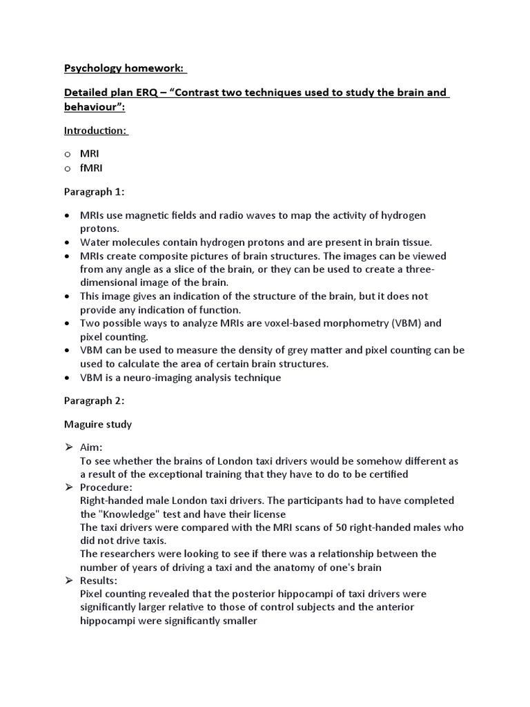 Detailed Plan ERQ | Download Free PDF | Magnetic Resonance Imaging ...