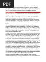 Aschs Study Strengths and Weaknesses | PDF | Experiment | Conformity