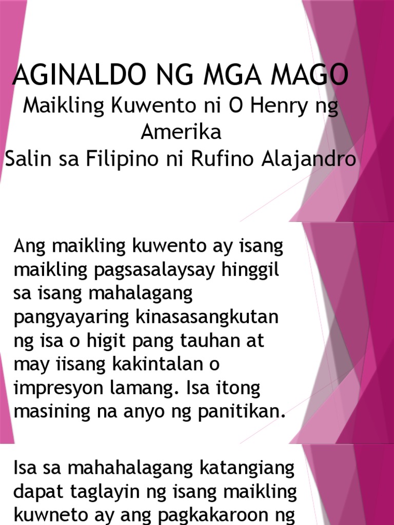 Aguinakdo NG Mga Mago | PDF