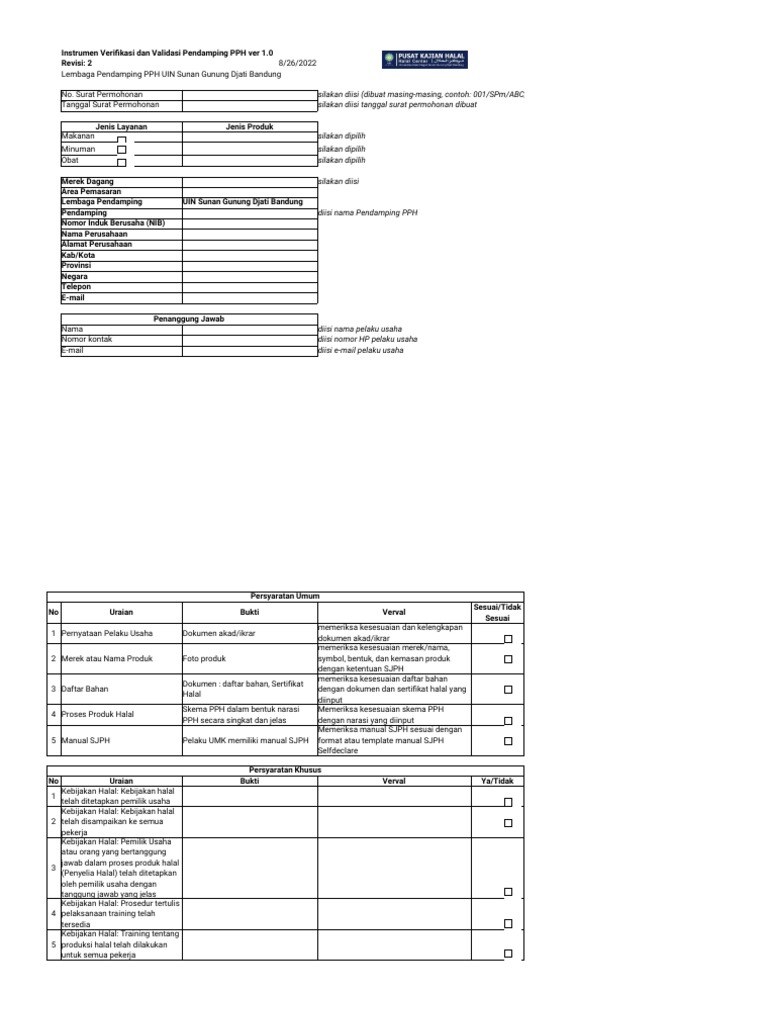 Instrumen Verval - Tugas Pelatihan P3H | PDF