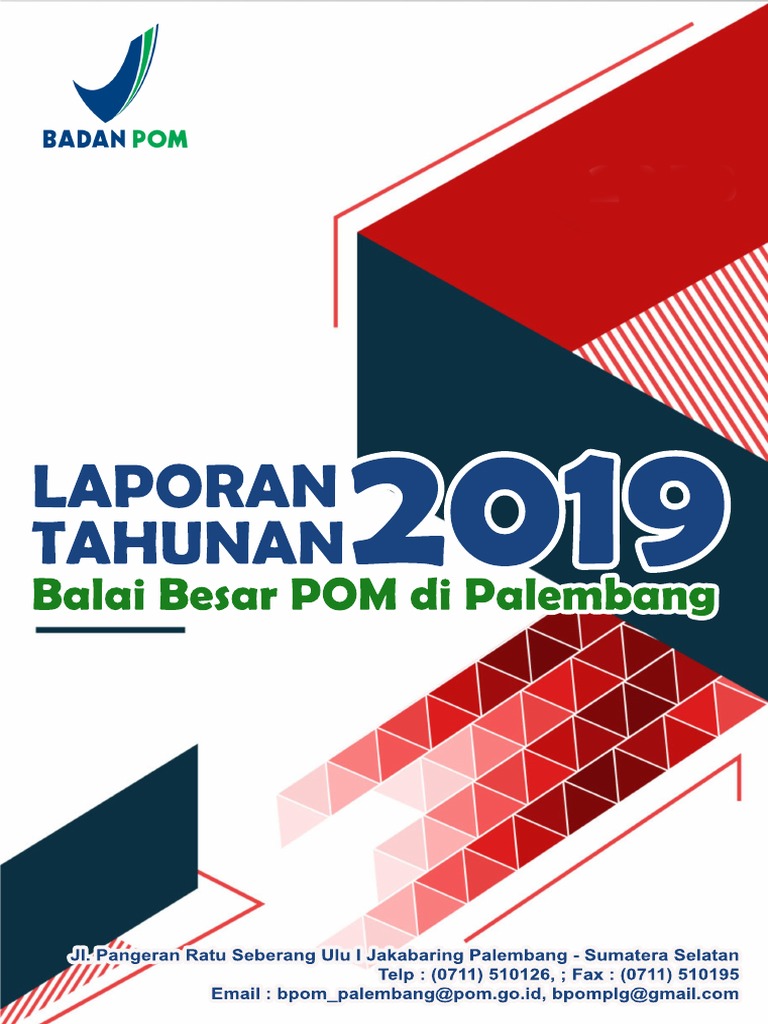 Laporan Tahunan 2019 Balai Besar POM Di Palembang PDF | PDF