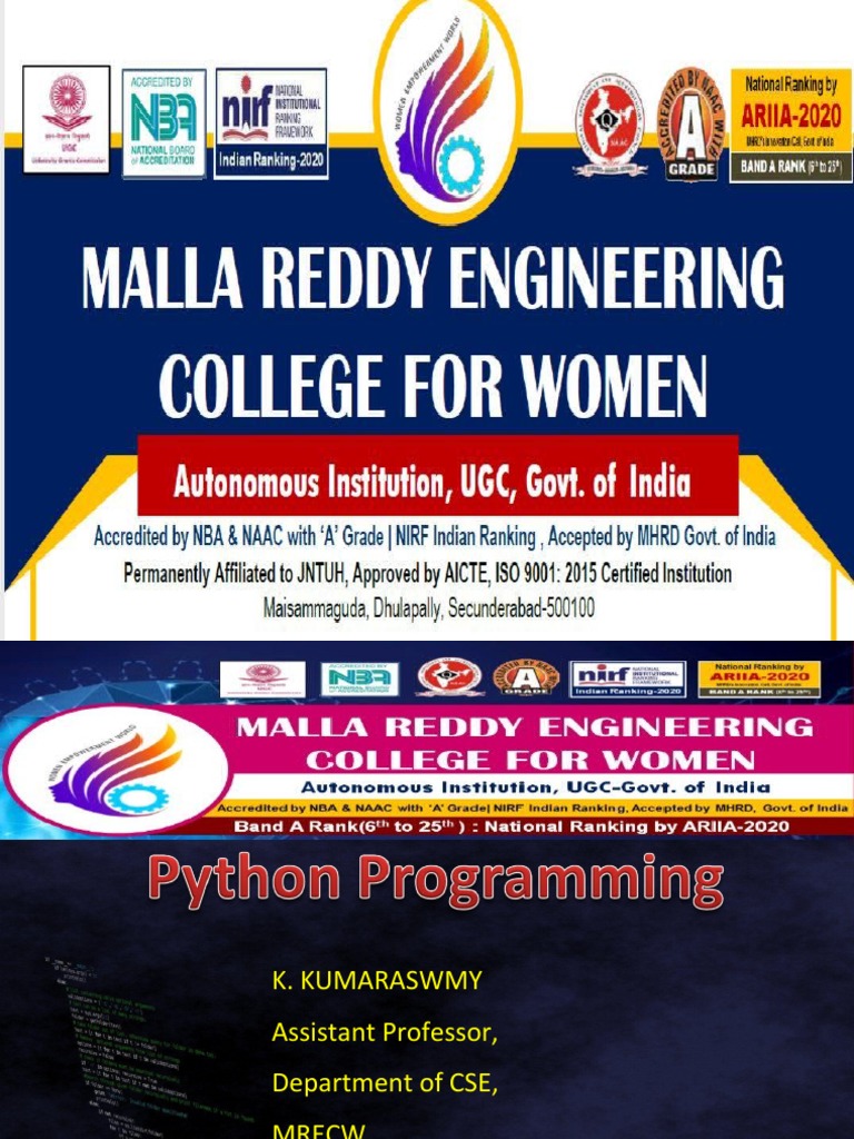 Python - 1 Year - Unit-1 | PDF | Python (Programming Language) | Object ... Python - 1 Year - Unit-1 | PDF | Python (Programming Language) | Object ...