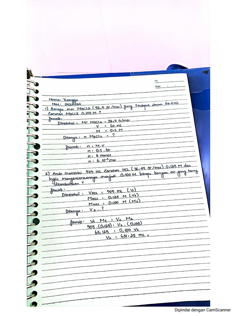 Yuangga - Tugas1Kimia - TPB A PDF | PDF