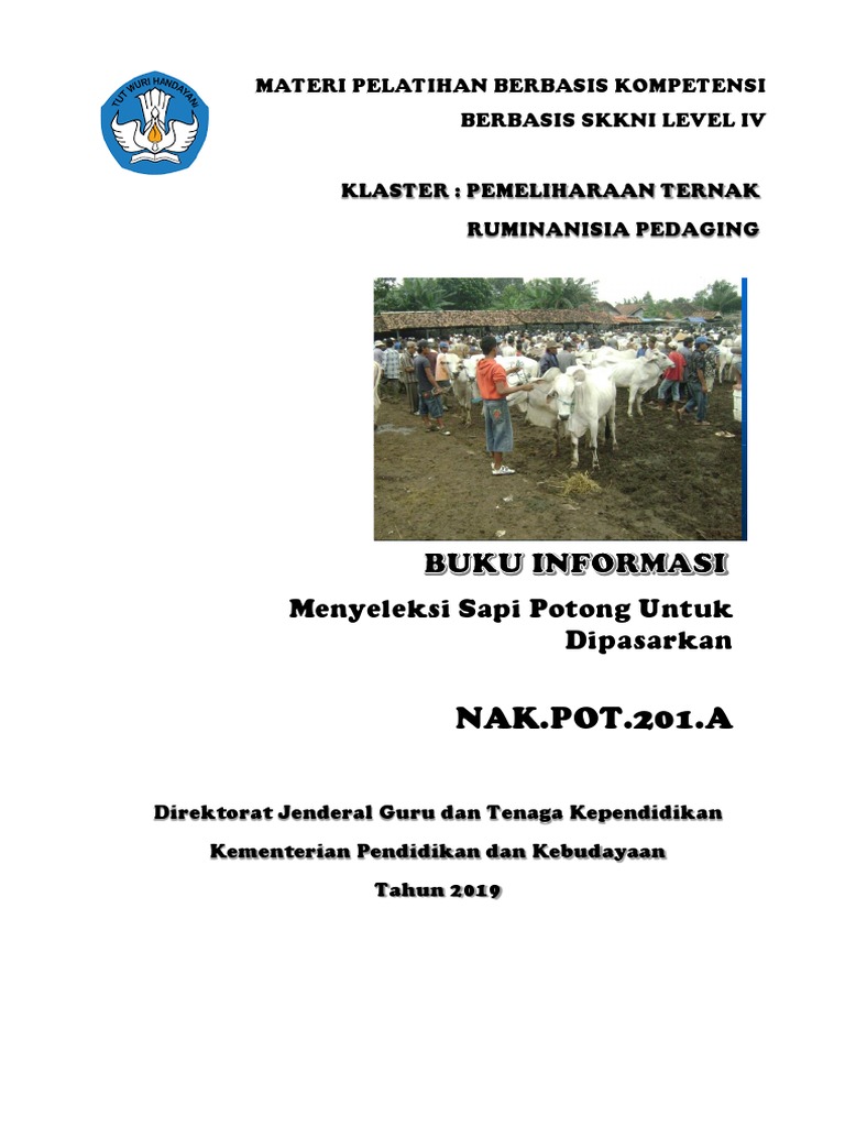 Menyeleksi Sapi Potong Untuk Dipasarkan | PDF