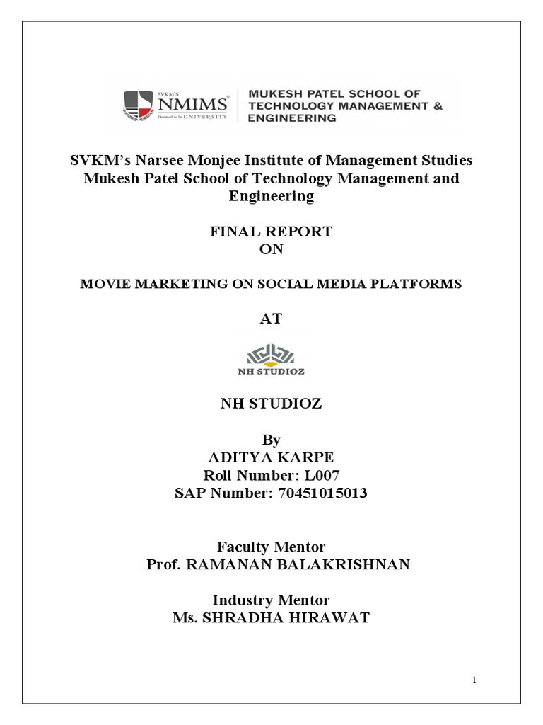 L007 - Final Report | PDF