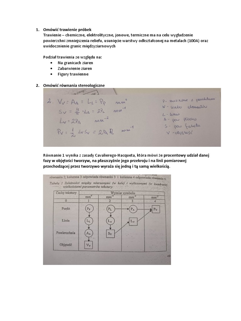 Stereologia Kolos | PDF