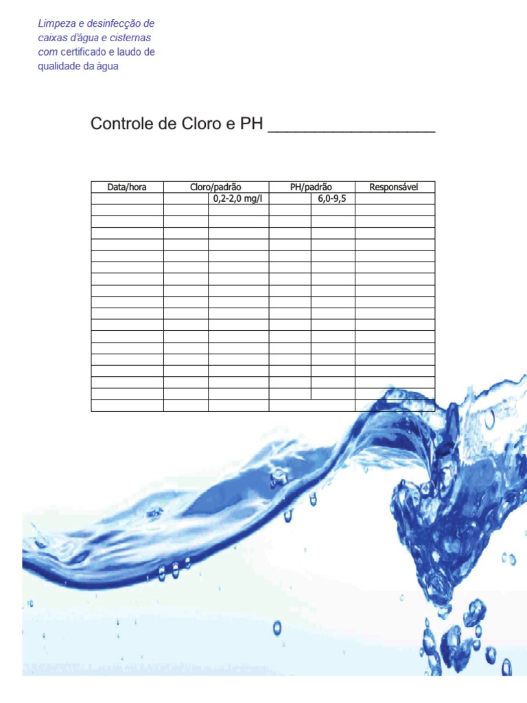 Controle de Cloro e PH | PDF