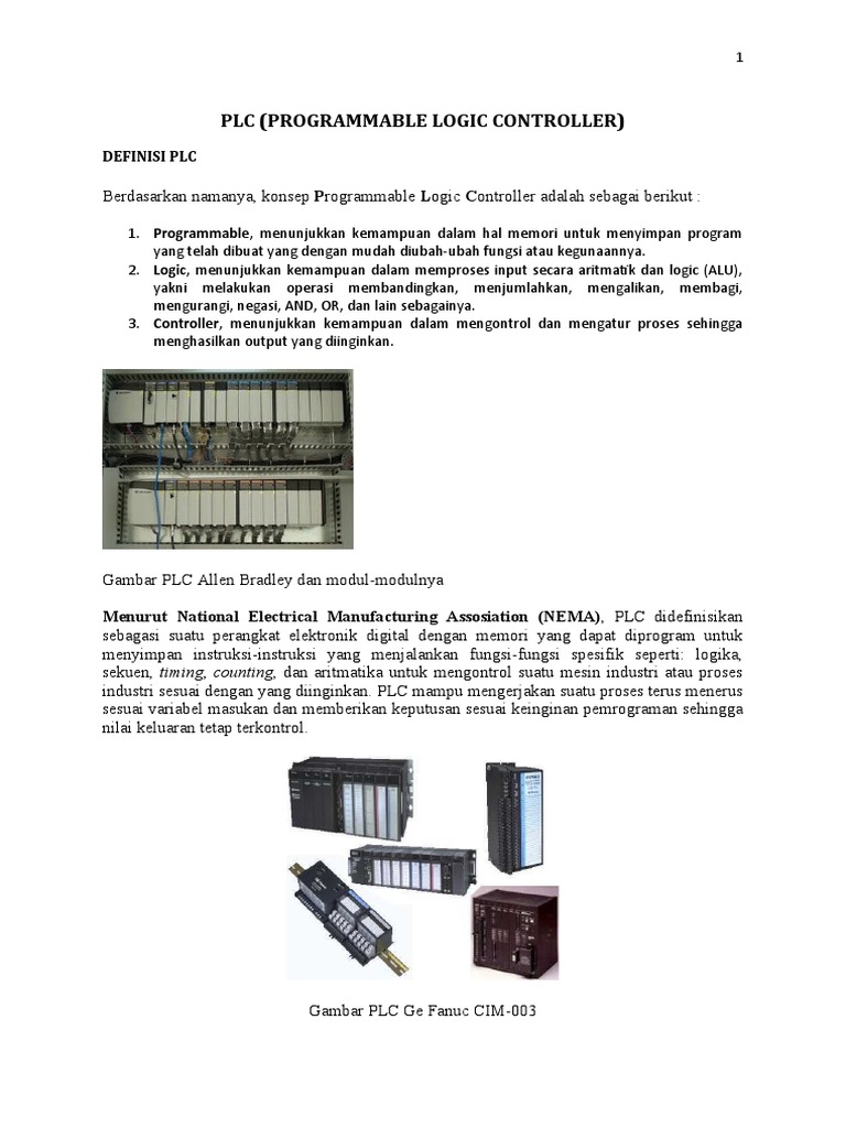 Komponen Penyusun PLC | PDF