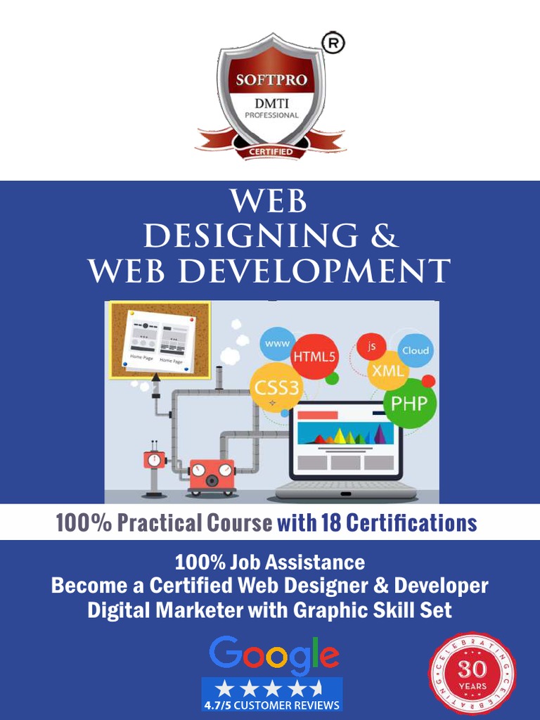 Advance Webdesigning Brochure Dmti Softpro Online PDF | Download Free ...