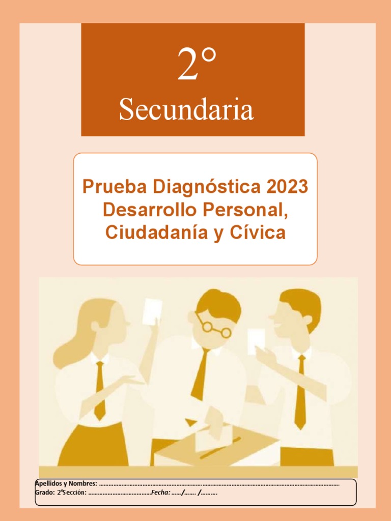 Evaluación Diagnostica Segundo Abc-Dpcc 2022 | PDF | Evaluación