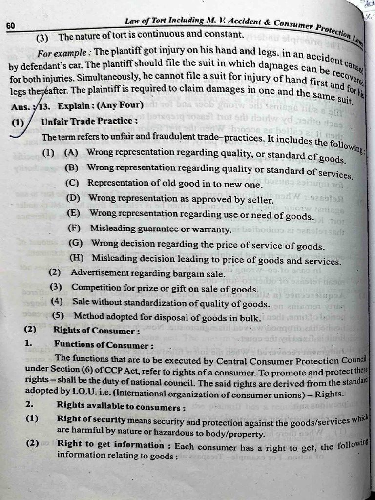 Consumer Protection Act | PDF