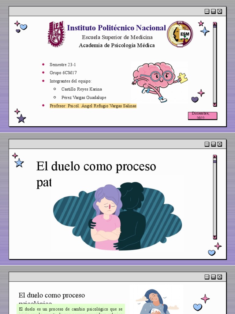 El Duelo Como Proceso Patológico | PDF | Dolor | Sicología