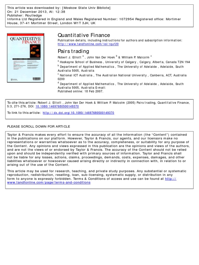 Elliott2005 PDF | PDF | Money | Private Sector