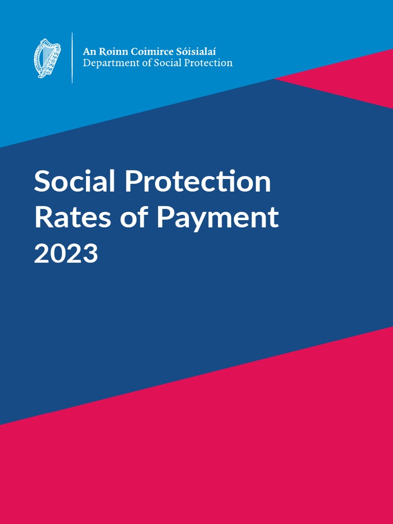 Social Protection Rates of Payment | PDF | Welfare | Pension