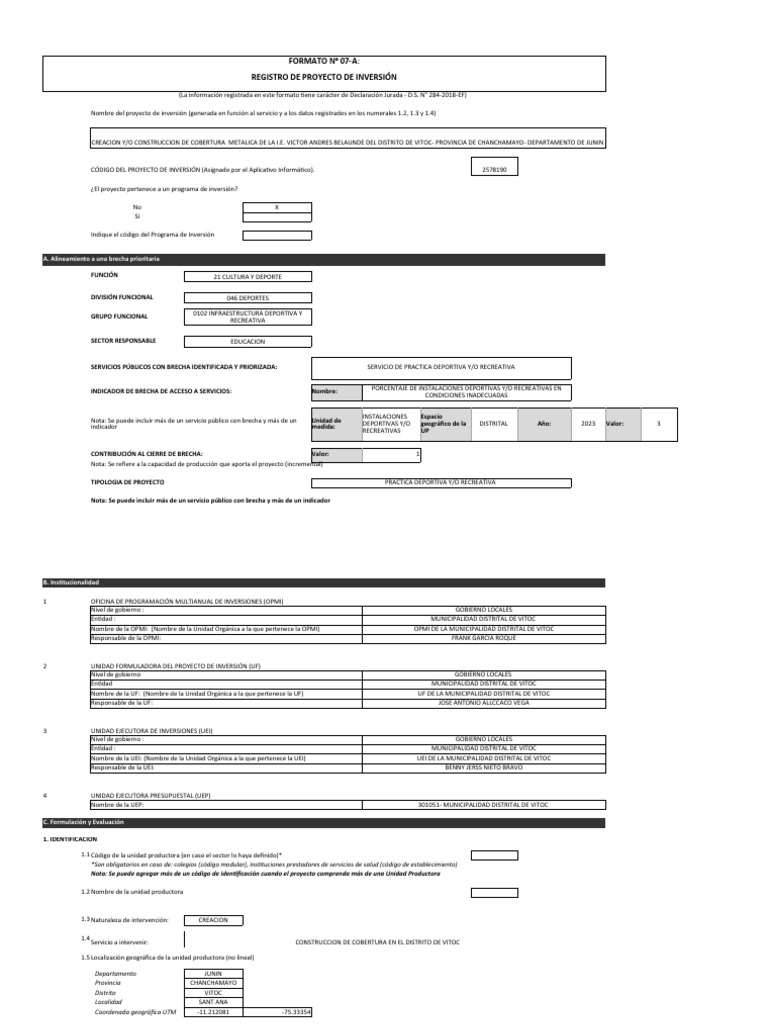 Construcción Deportiva en Vitoc | PDF | Asociación público-privada ...