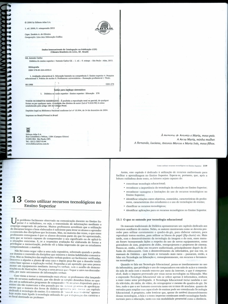 Gil Didatica Cap 13 e 14 PDF | PDF