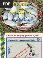 Fish Genetics and Breeding Overview | PDF | Dominance (Genetics) | Genotype
