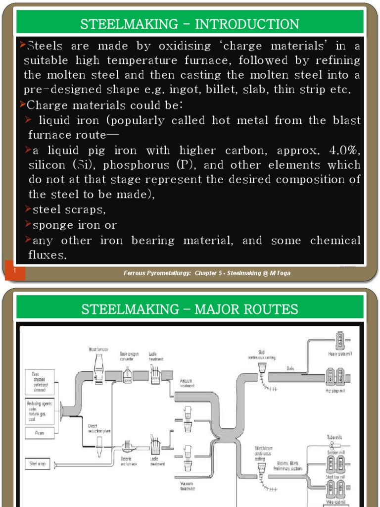 Chapter 5 - Steelmaking | Download Free PDF | Steelmaking | Steel