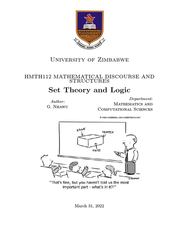 UZ Mathematical Discourse and Structures Course Overview | PDF ...