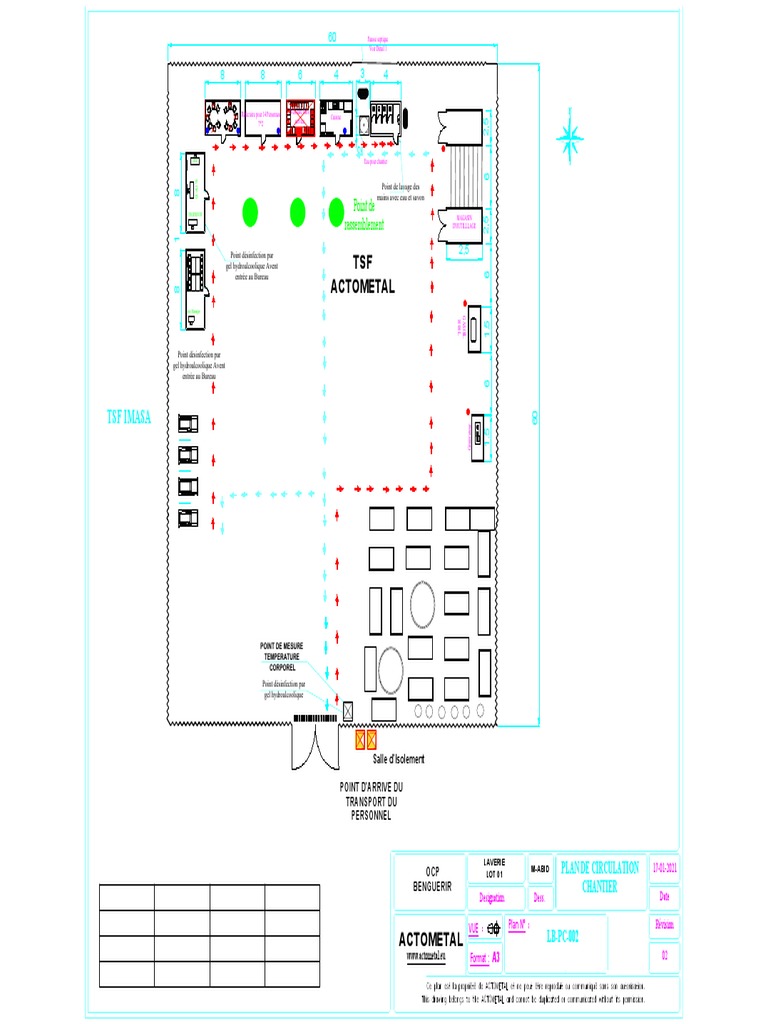 Plan de Circulation Chantier Actometal | PDF | Hygiène | Produits de ...