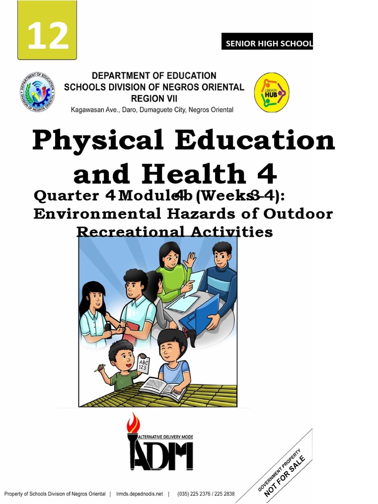 PE AND HEALTH 12 Q4 Module-4B | PDF | Outdoor Recreation | Hazards PE AND HEALTH 12 Q4 Module-4B | PDF | Outdoor Recreation | Hazards