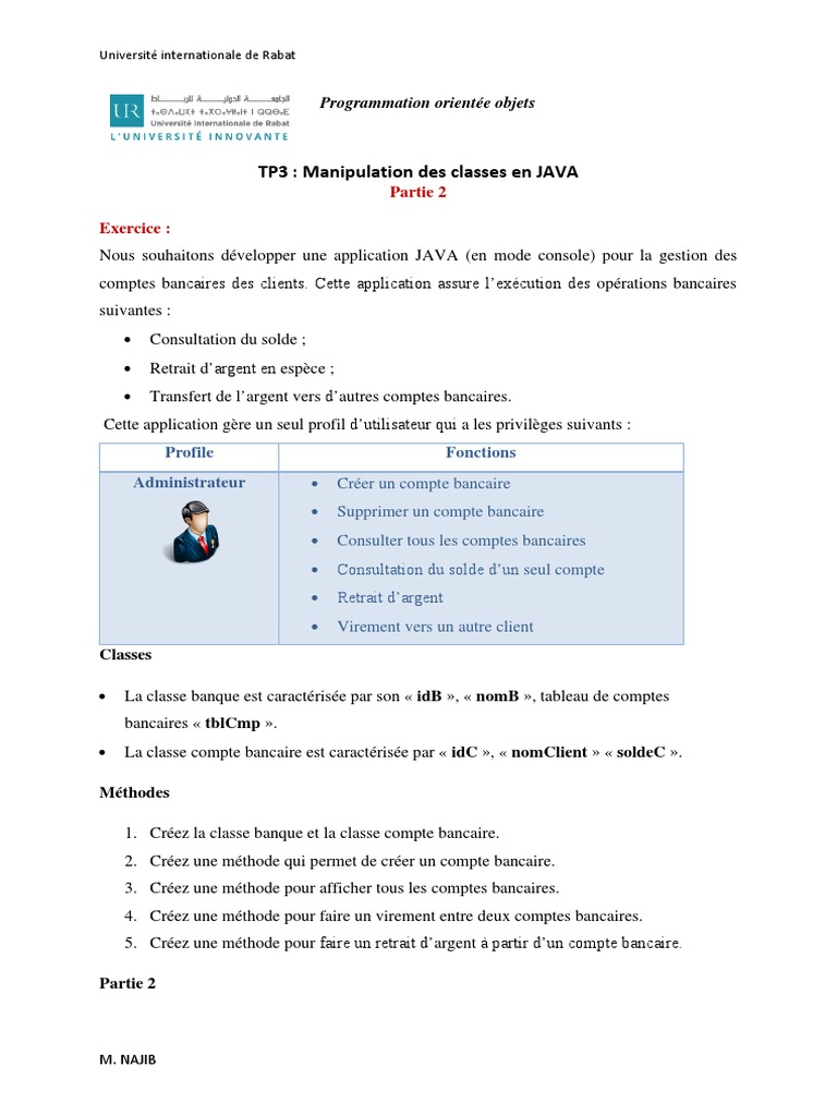 TP3 - Exercice Supplémentaire | PDF | Affaires | Ordinateurs