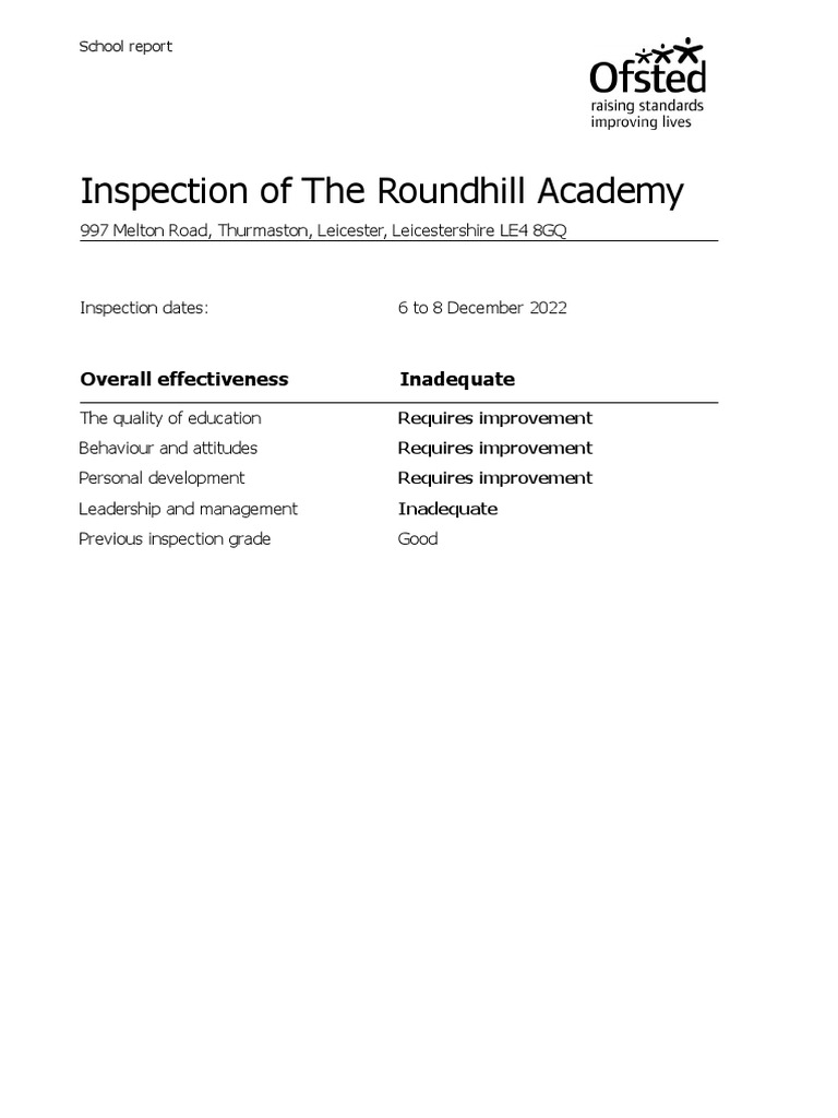 Roundhill Ofsted | PDF