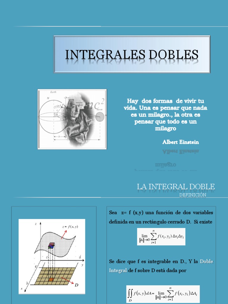 Integrales - Dobles - Clase 1 | PDF | Integral | Funciones y mapeos