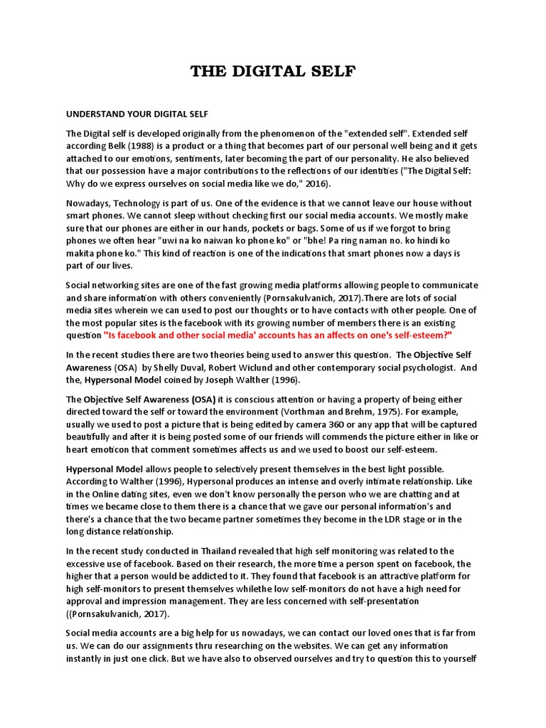 Exploring Our Digital Identities | PDF | Gender | Gender Studies