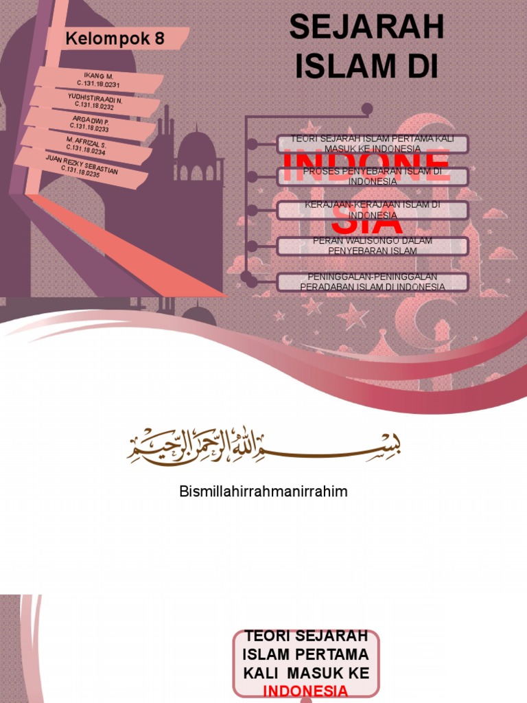 Presentasi Sejarah Islam Di Indonesia R PDF | PDF