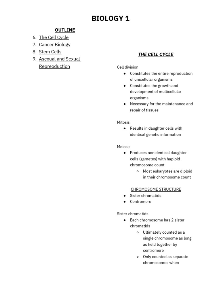 BIO 1 - Module 2 | PDF | Meiosis | Mitosis